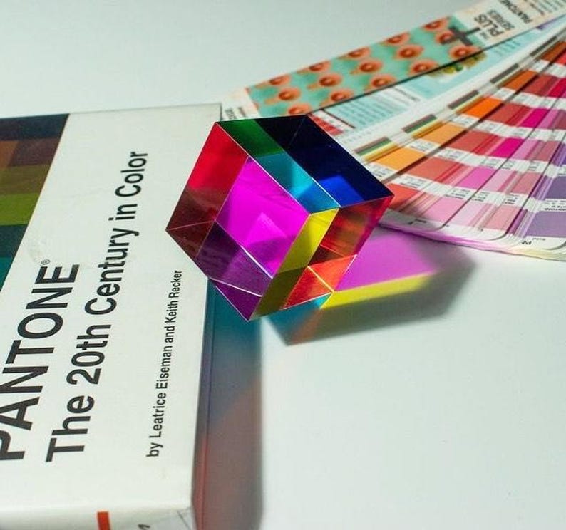 Handcrafted Original CMY Colour Cube - STEAM Learning, Sensory Play ...