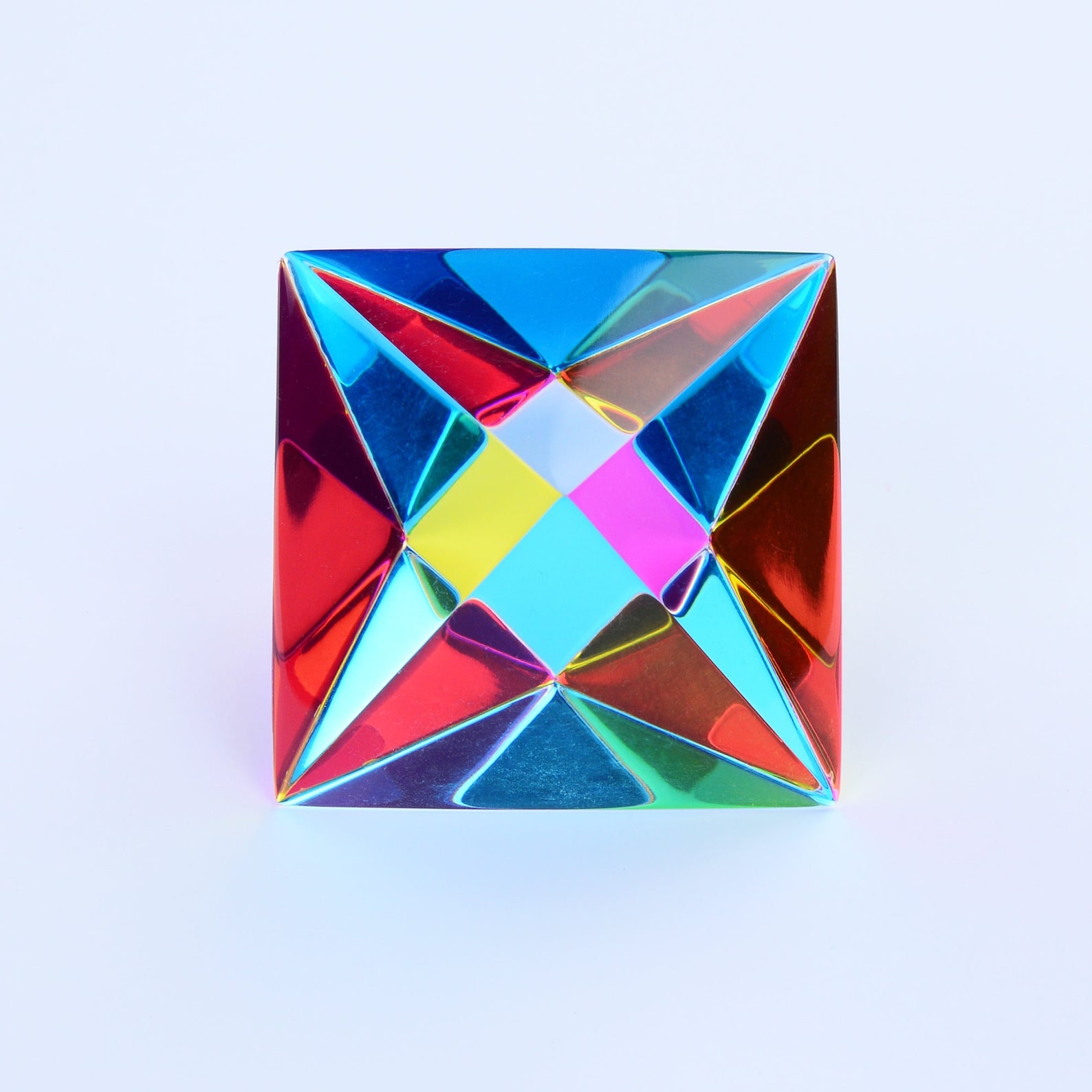 CMY Cubes® the Aether - Octahedron, Optical Polyhedron, Subtractive ...