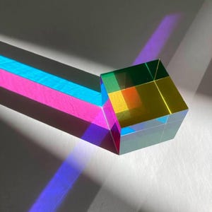 CMY Cube ORIGINAL 50cm - Handcrafted Color Cube for Subtractive Mixing ...