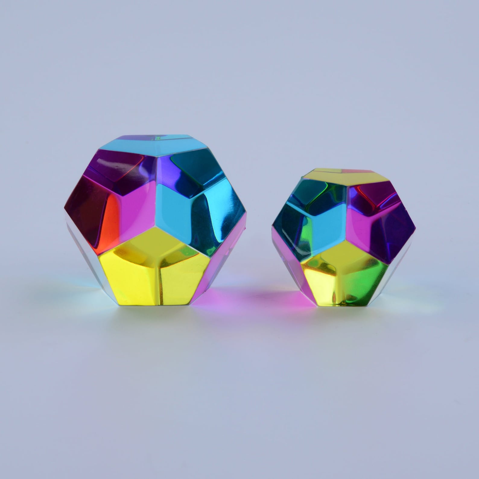 CMY Cubes® the Mundus - Dodecahedron, Optical Polyhedron, Subtractive ...