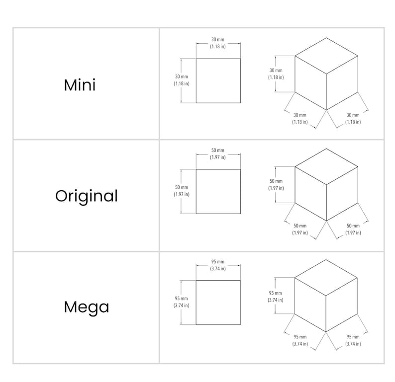 Cmy Cubes® The Original Cmy Cube Color Cube Subtractive Etsy