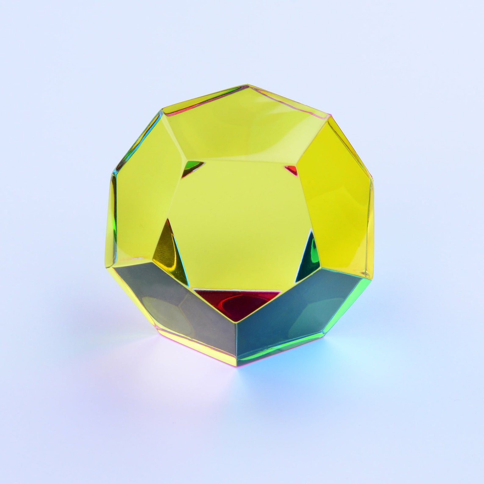 CMY Cubes® the Mundus - Dodecahedron, Optical Polyhedron, Subtractive ...