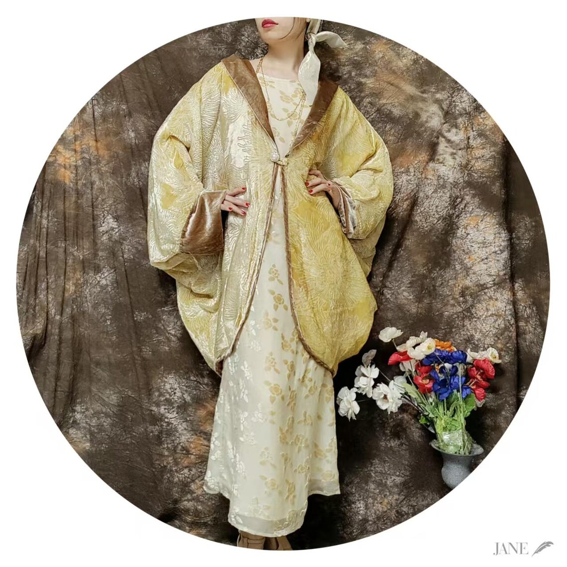 1920s Style Silk Velvet Opera Coat, Luxury Gatsby Coat for Party - Etsy