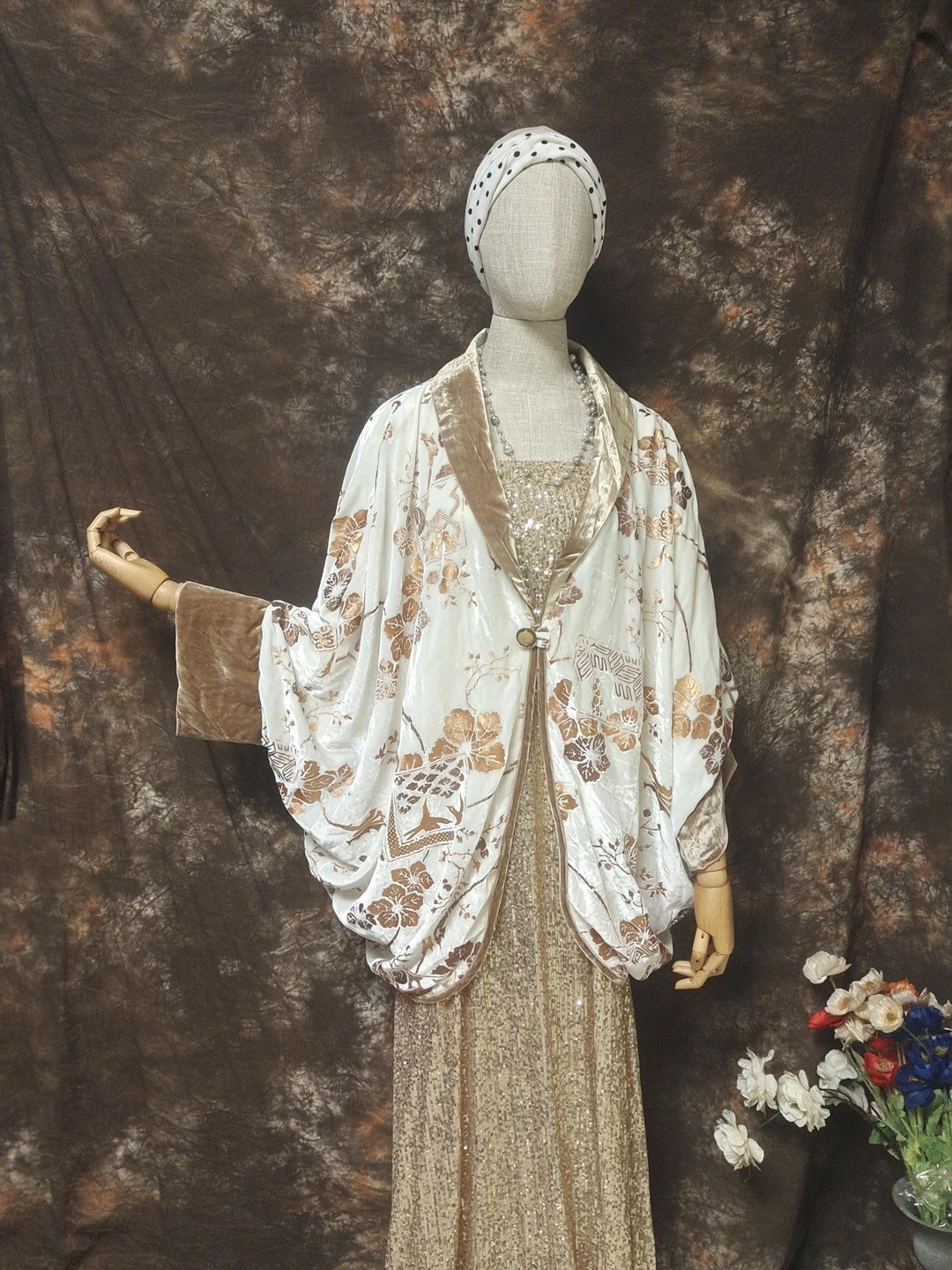 1920s Style Silk Velvet Gatsby Coat, Opera Coat, Party Coat - Etsy