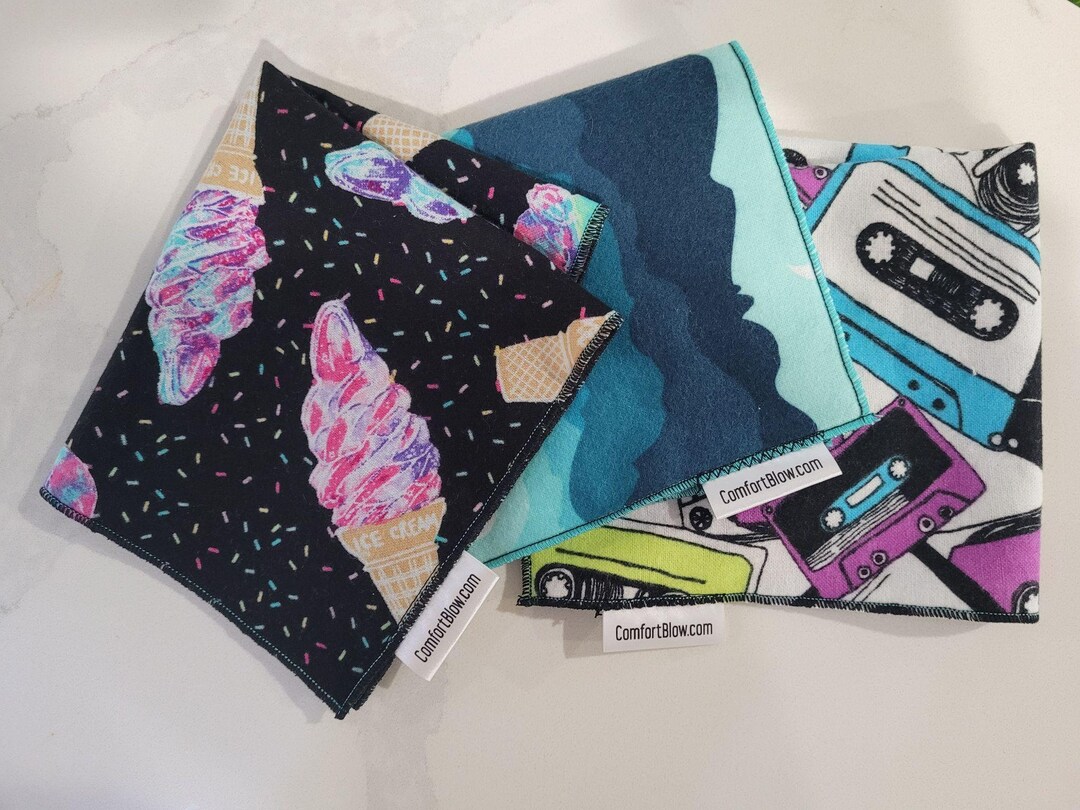 Handmade Handkerchief 1 by Comfort Blow 100% Brushed Cotton Soft and ...