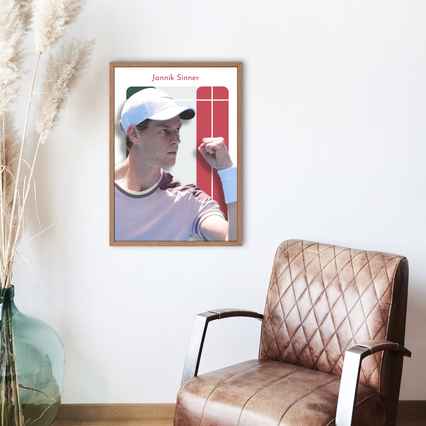 Jannik Sinner Poster Australian Open Winning Poster Tennis Digital ...