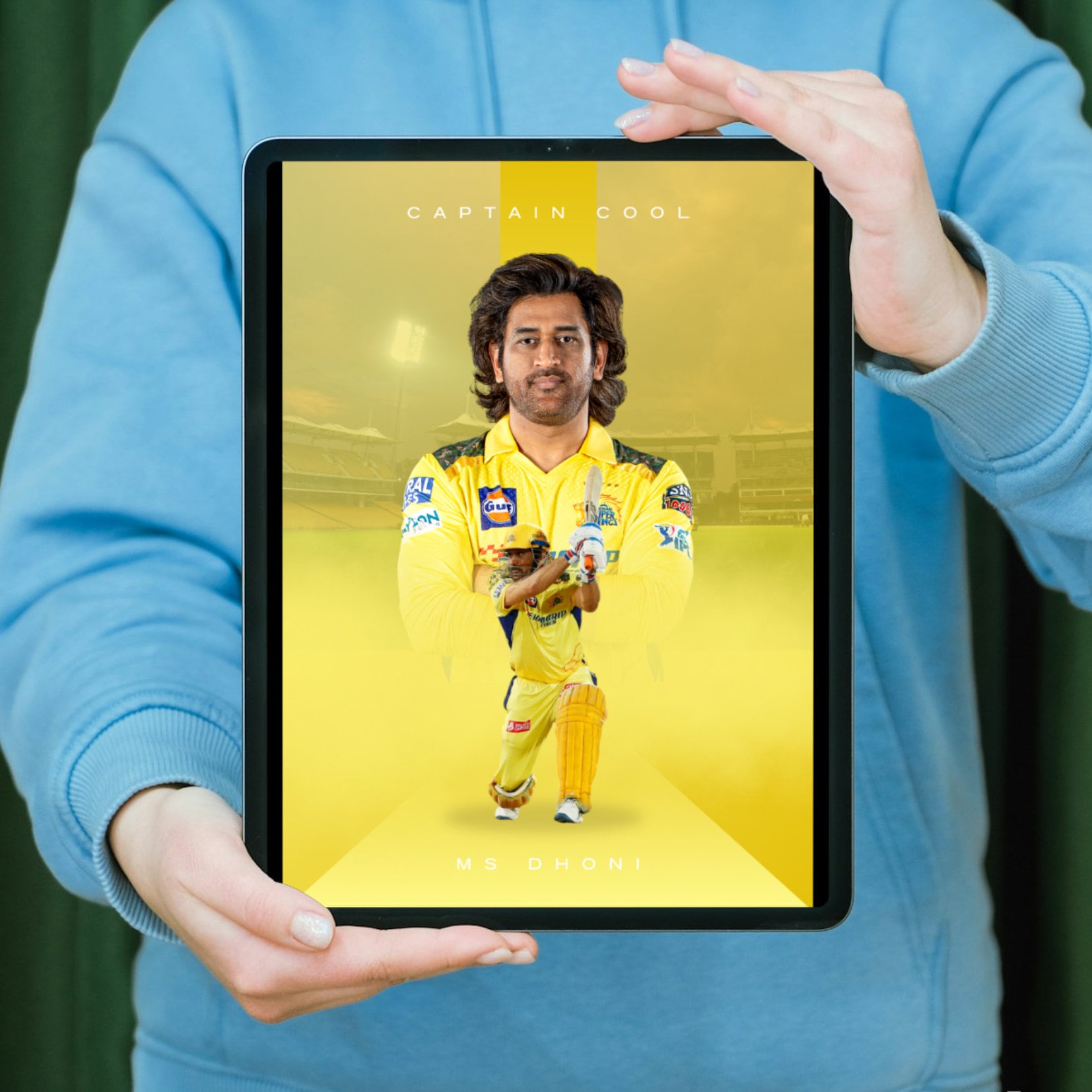 Mahendra Singh Dhoni Poster Ms Dhoni Poster MSD Poster Chennai Super ...