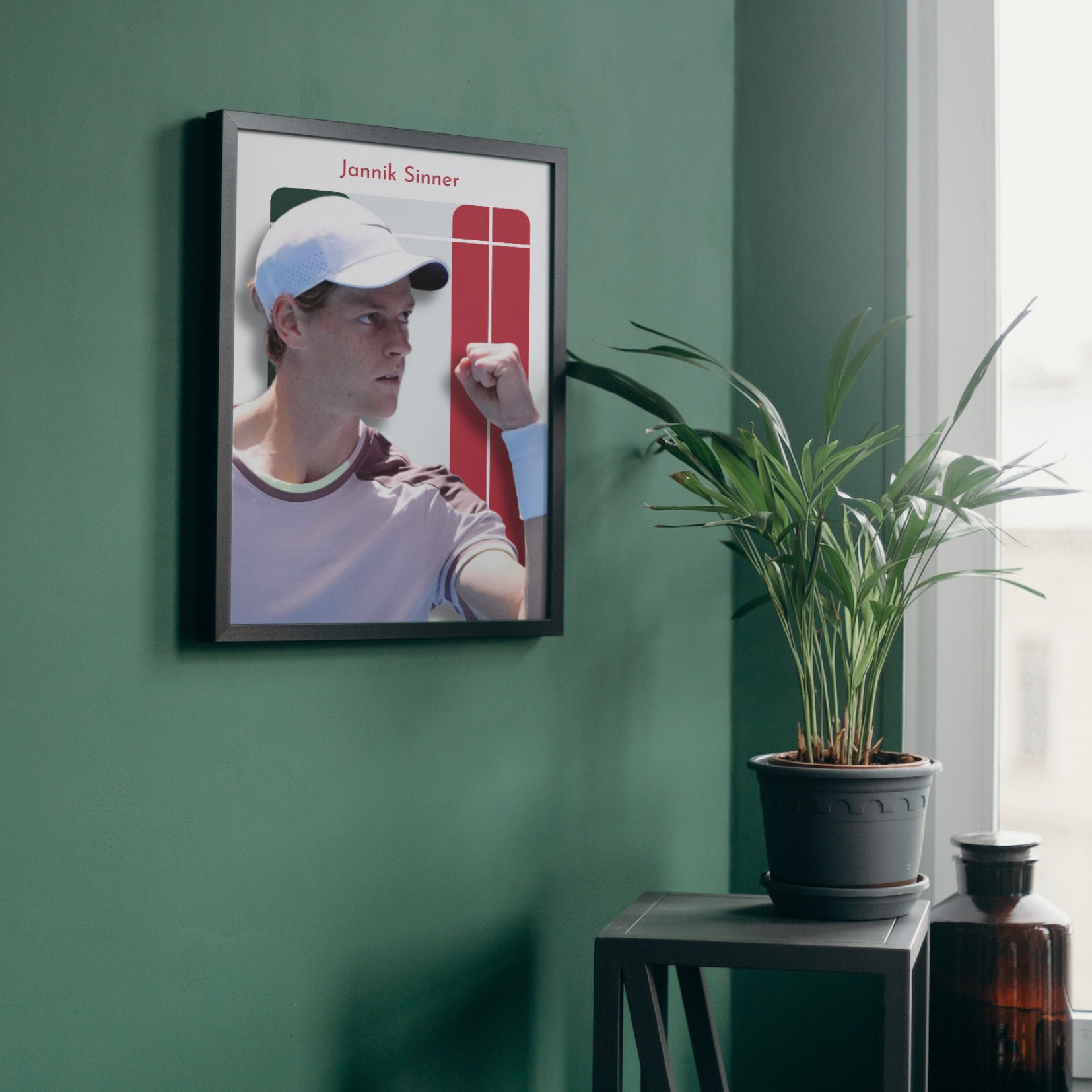 Jannik Sinner Poster Australian Open Winning Poster Tennis Digital ...
