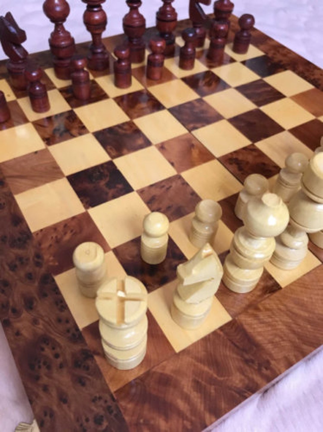 Moroccan Backgammon and Chess Gamehandmade Chess-backgammon - Etsy