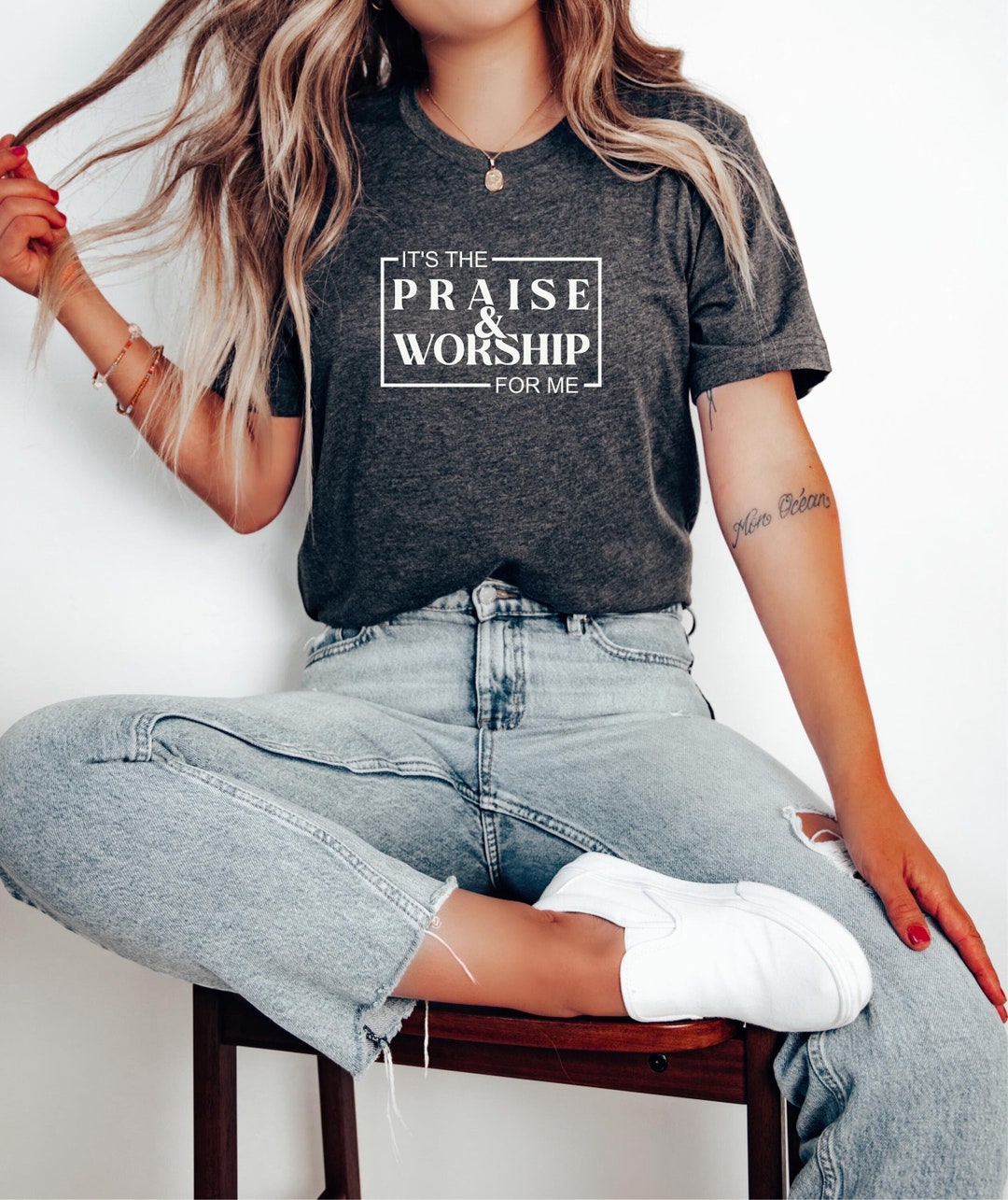 Praise & Worship Shirt, Scripture, Faith, Religious, Christian Shirt ...