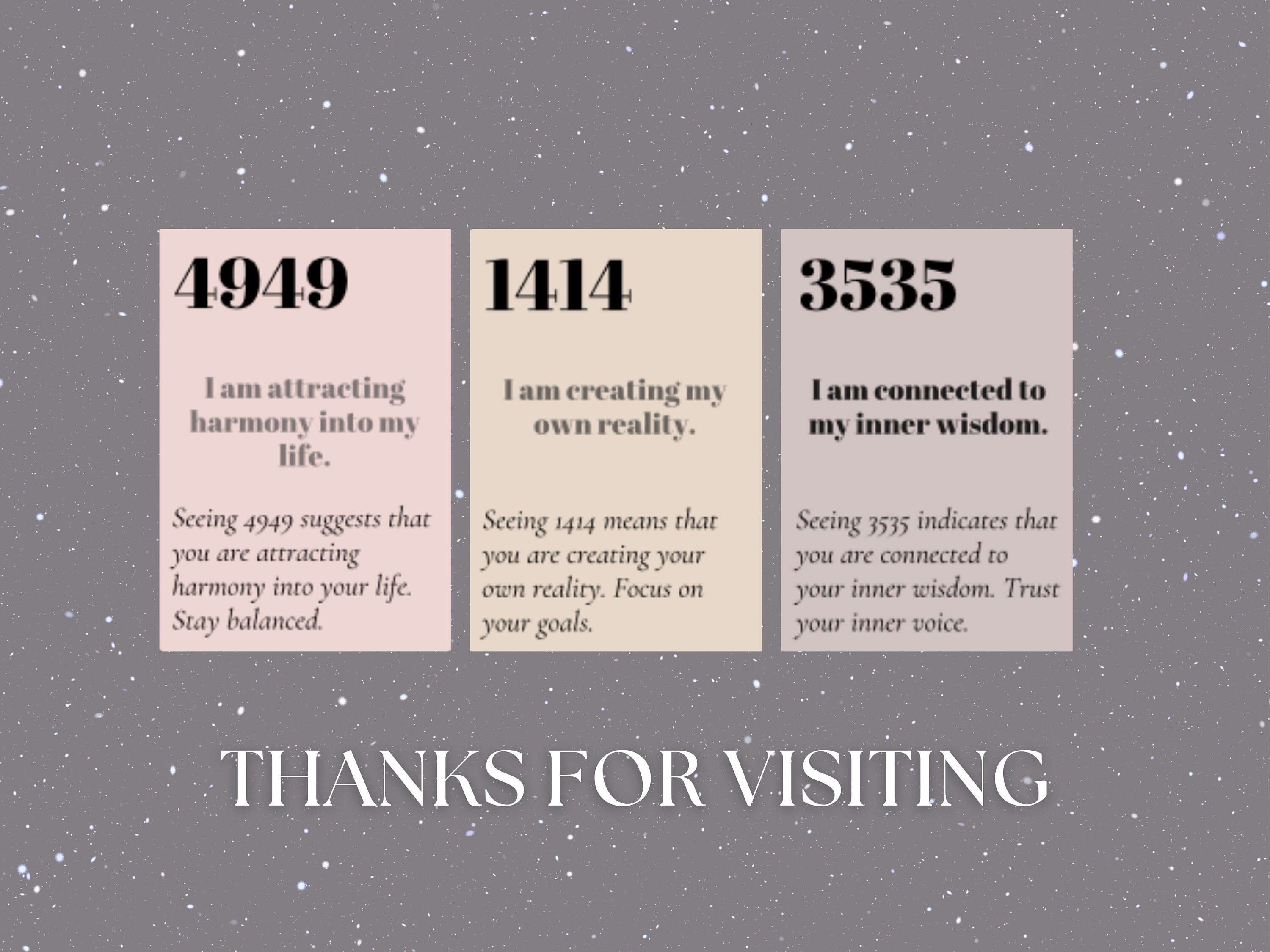 Numerology Angel Numbers Oracle Card Deck, Printable Numbers Oracle ...