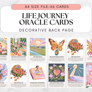 Printable Oracle Card Deck: Spiritual Self-discovery and Tarot ...