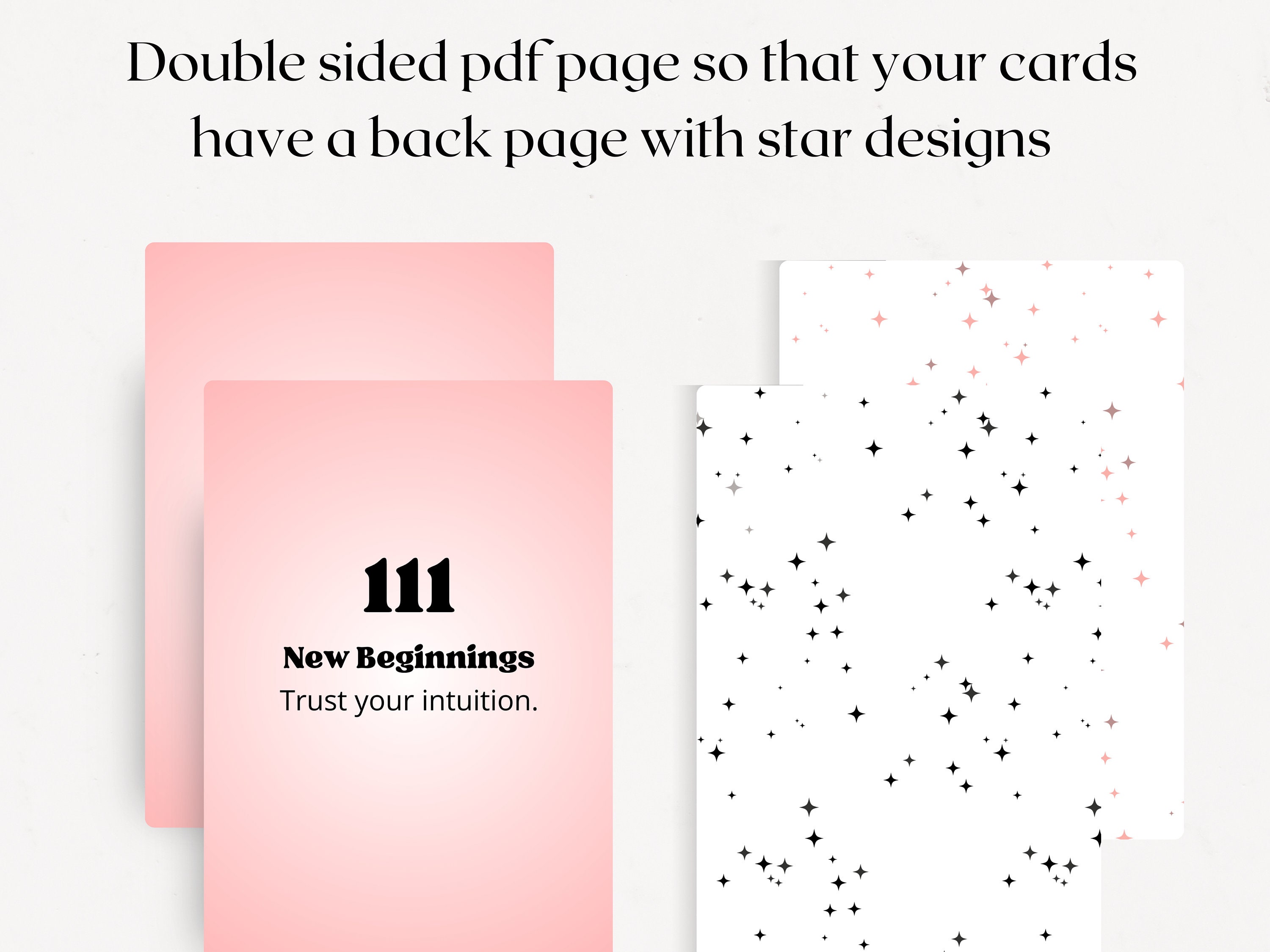 Printable Angel Oracle Card Deck, Angel Numbers Deck, Angel Card Deck ...