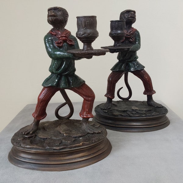 Animal Candlesticks - Etsy UK