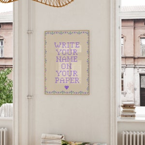 Write Your Name Poster | Classroom Poster | Boho Classroom | Classroom ...