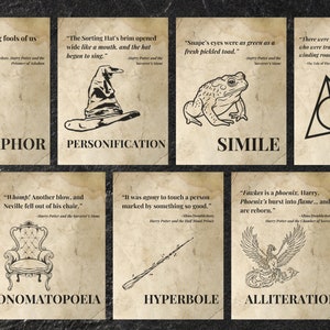 Wizard Figure of Speech Posters | English Classroom Decor | Wizarding ...