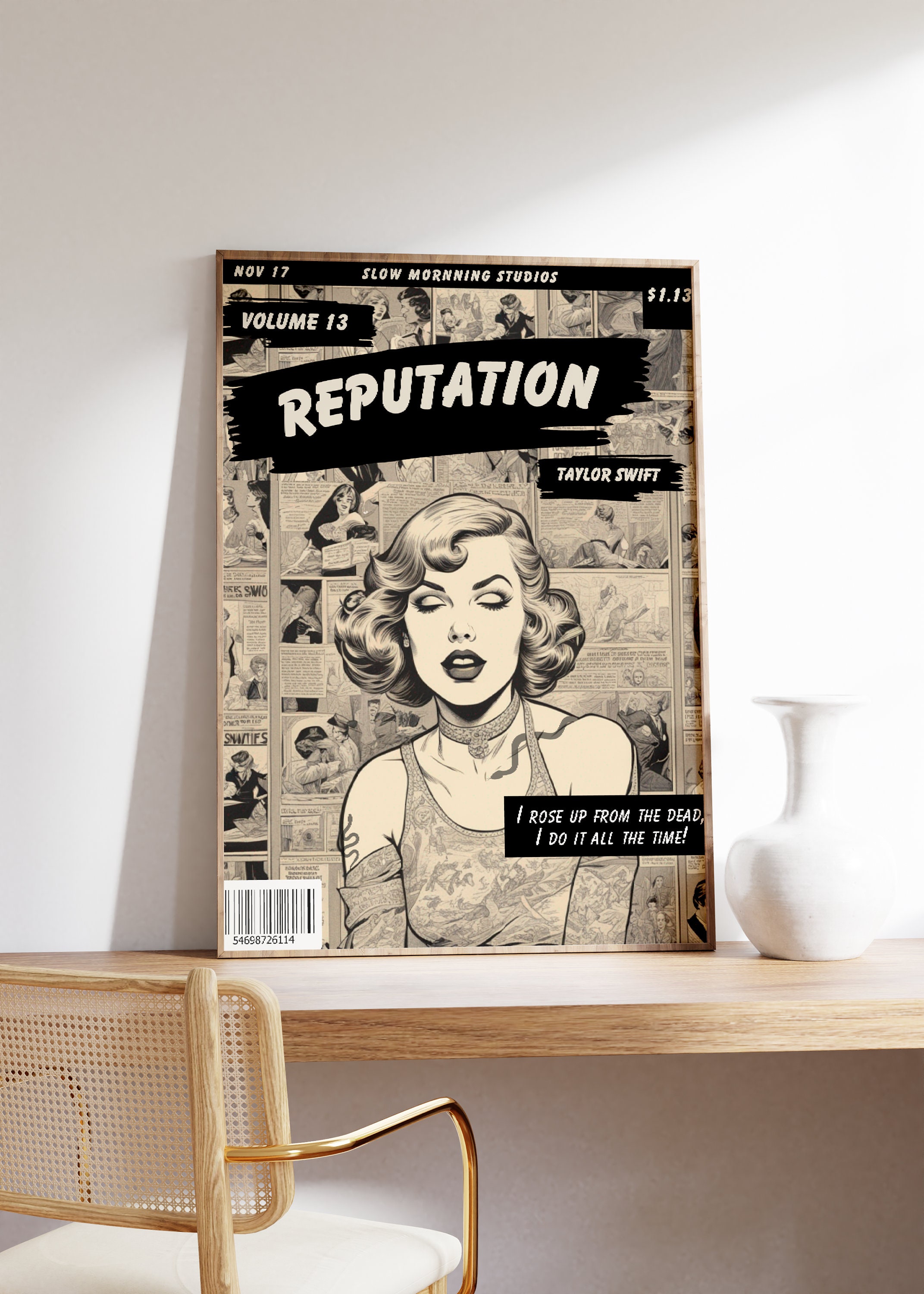 Taylor Swift Custom Comic Book Art Poster Album Cover Poster Taylor ...