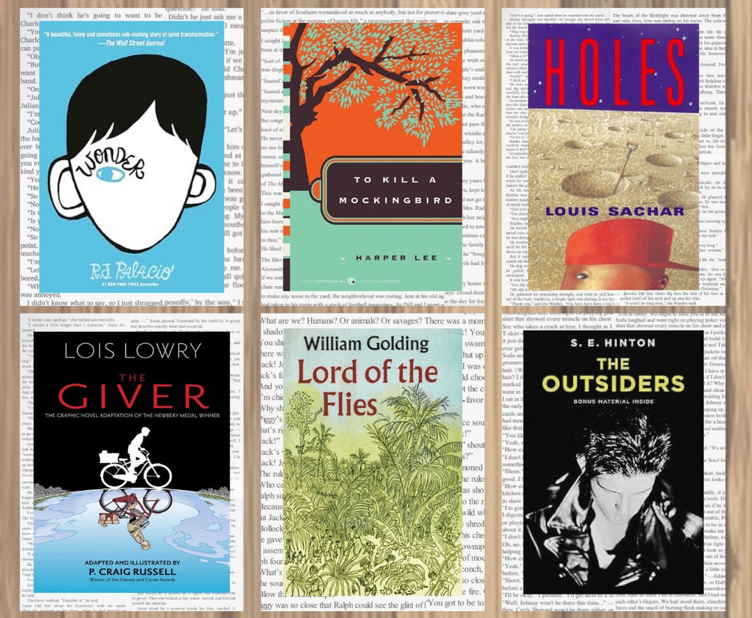 Middle School Printable Classic Books Gallery Wall | English Classroom ...
