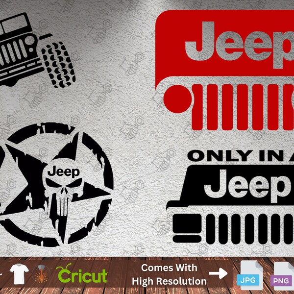 Jeep Logos Svg - Etsy