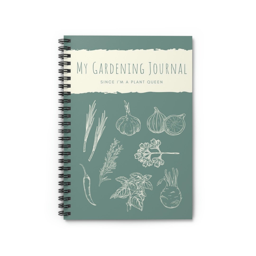 Gardening Journal | Plant Queen | Plant Lover | Gardening | Spiral ...