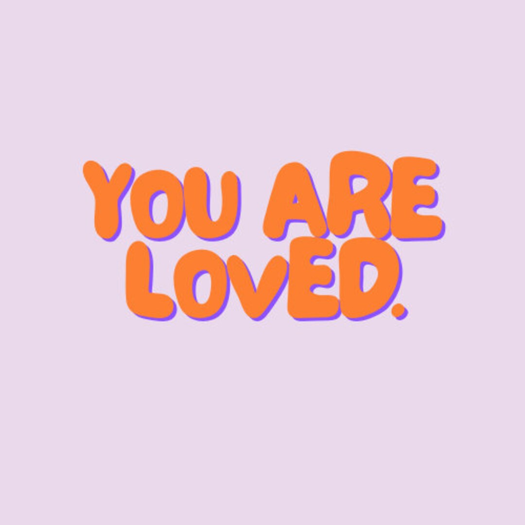 You Are Loved Print | INSTANT DOWNLOAD | Nursery Wall Art | Gallery ...