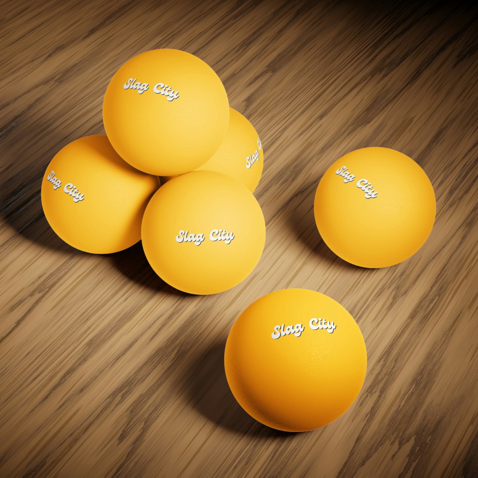 Slag City Ping Pong Balls, 6 Pcs - Etsy