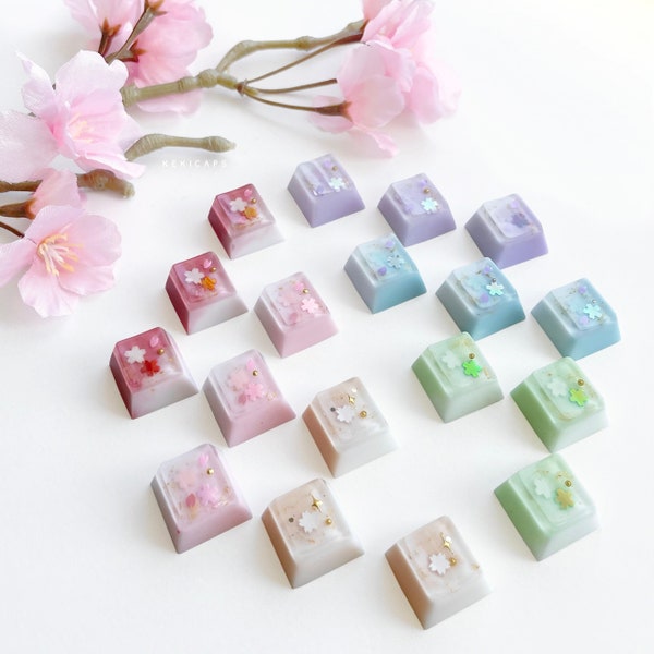 Cherry Blossom Keycap - Etsy