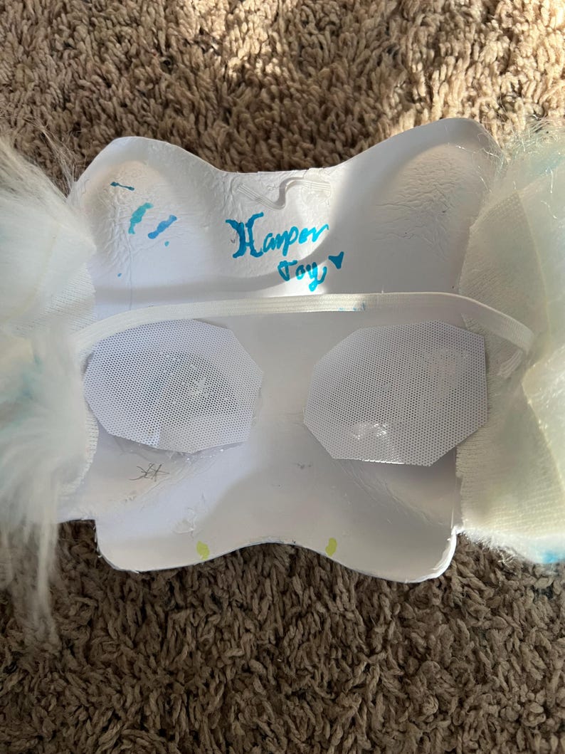 Therian Mask. Blue Icey Mask for Therians, Furries, and Cosplay. - Etsy