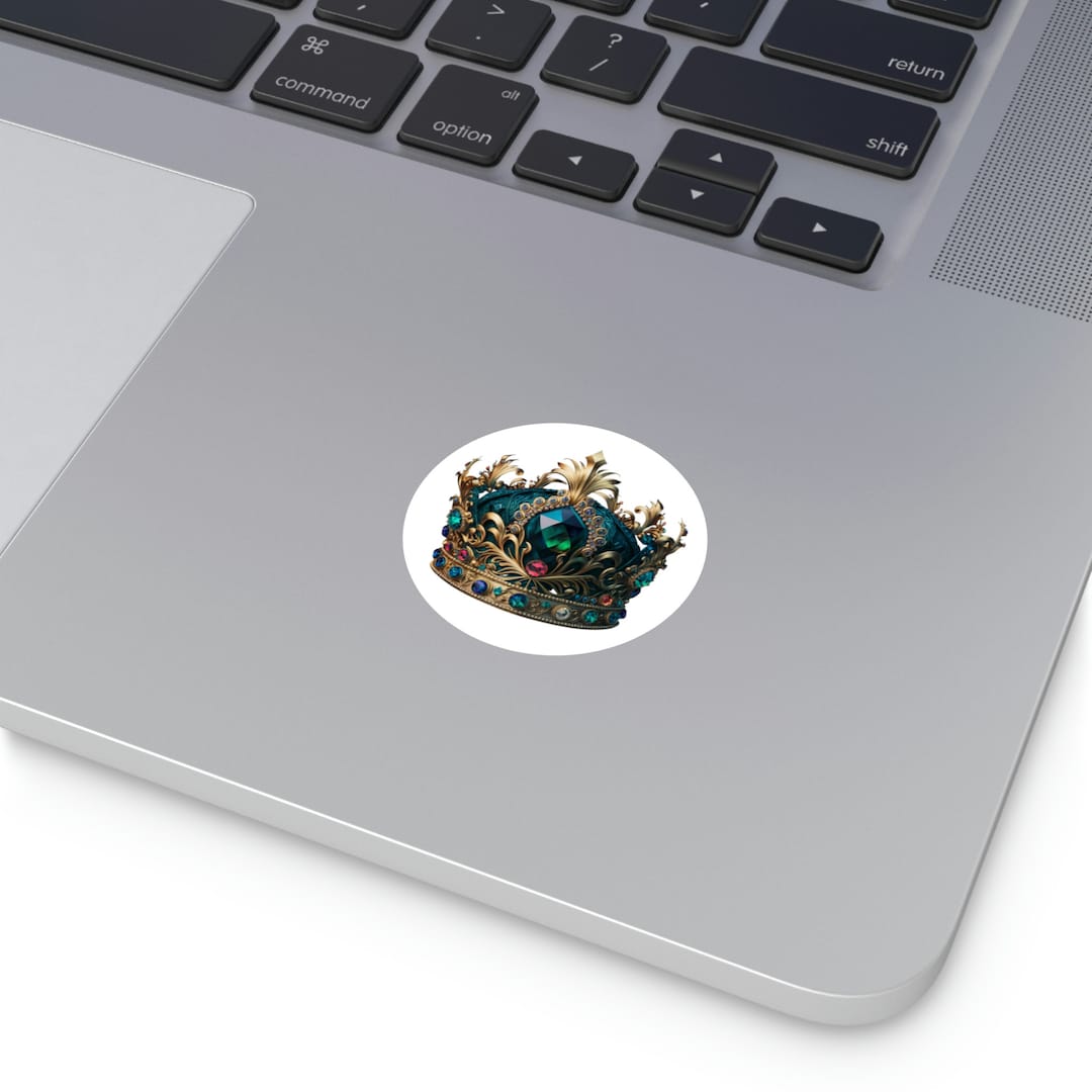 Royal King Queen Crown Sticker, Indooroutdoor - Etsy