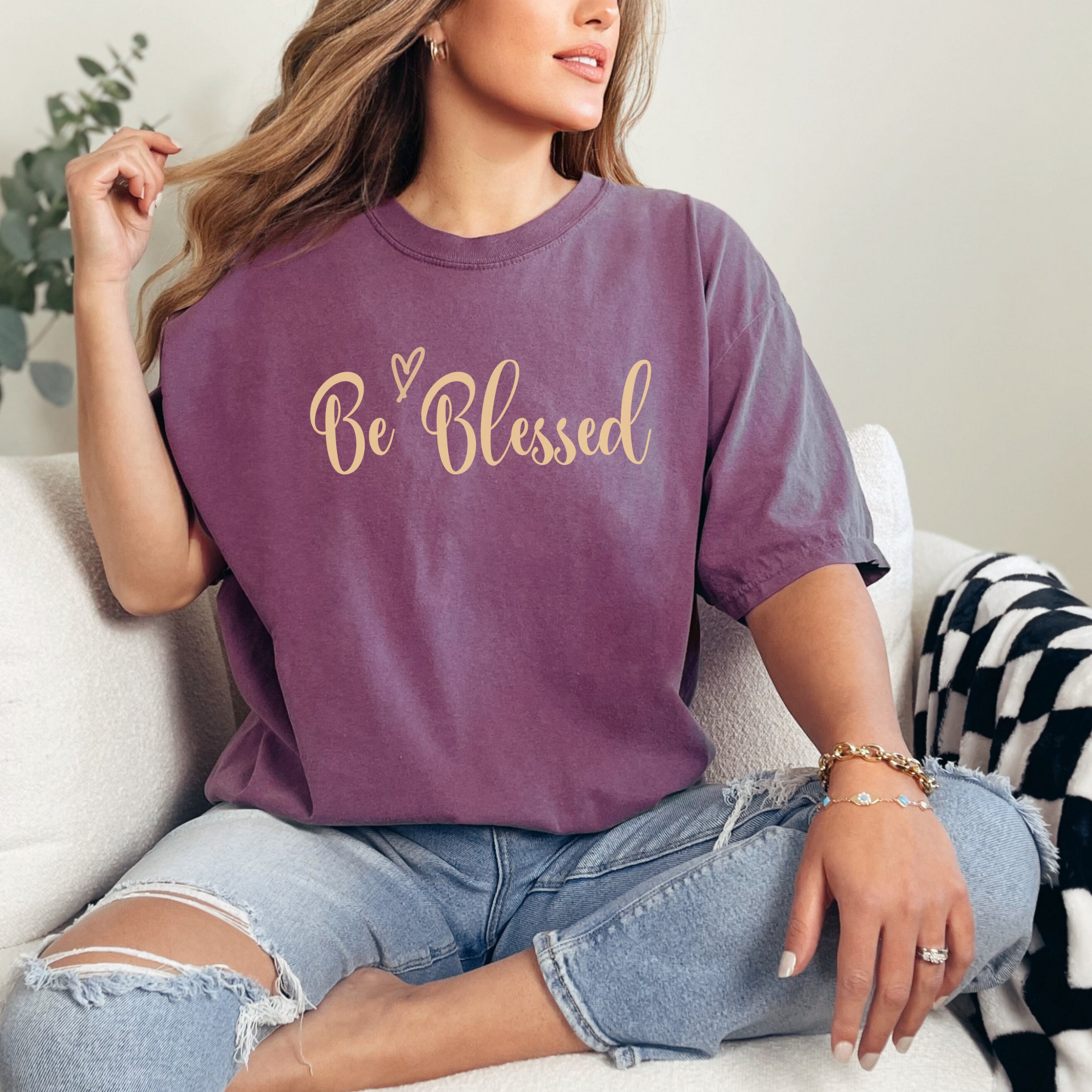 Be Blessed, Blessed T-shirt, Christian Shirt, Gift for Her, Religious T ...