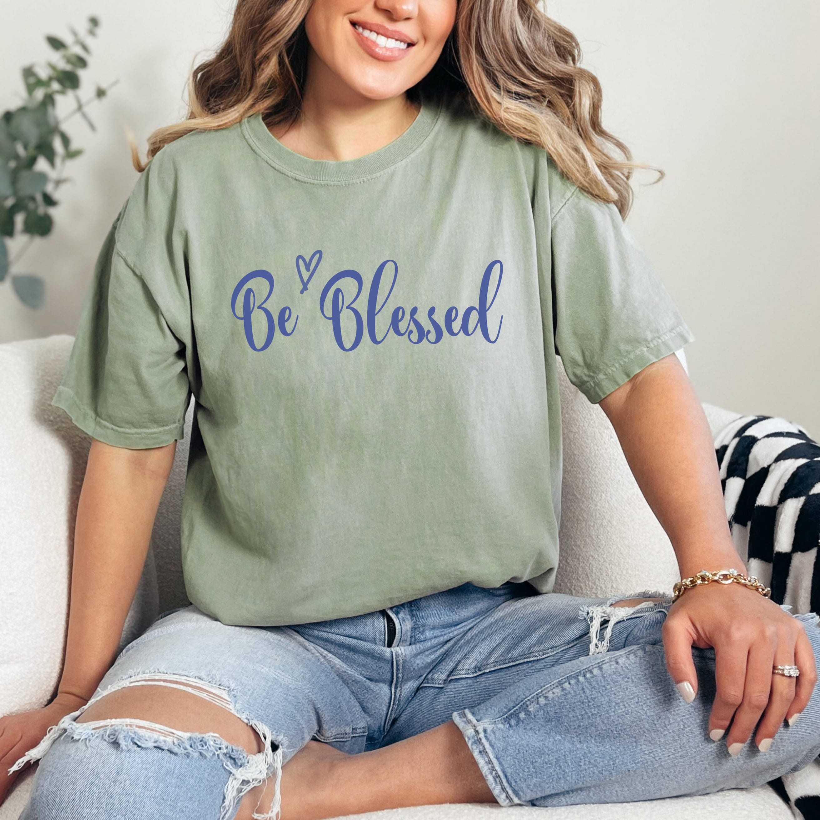 Be Blessed, Blessed T-shirt, Christian Shirt, Gift for Her, Religious T ...