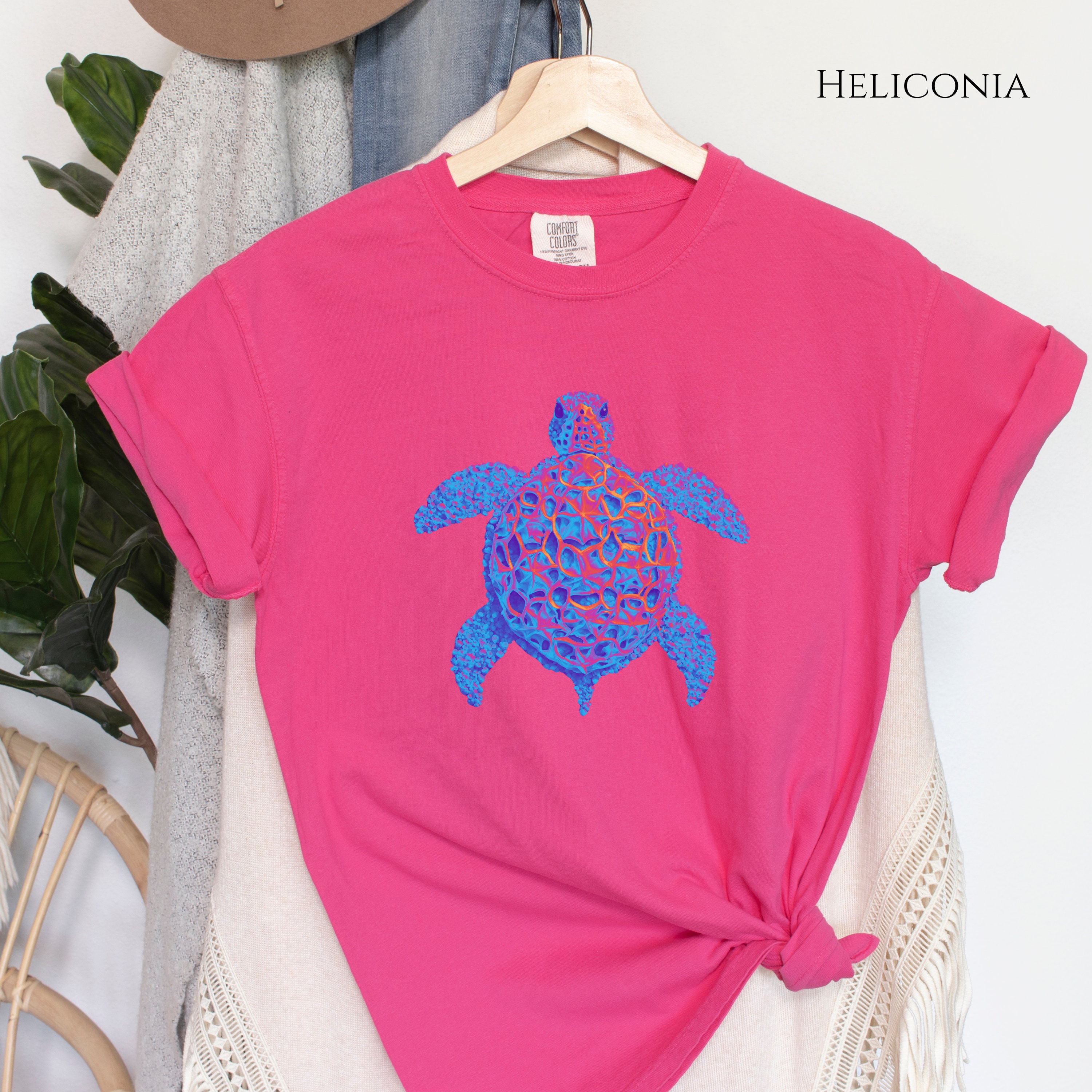 Sea Turtle, Turtle T-shirt, Watercolor Turtle Shirt, Beach Apparel ...