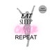 Eat Sleep Cheer Repeat Picture, Custom, Cheerleader, Cheerleading, Gift ...