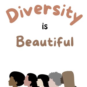 6 Diversity Classroom Posters Decor, - Etsy