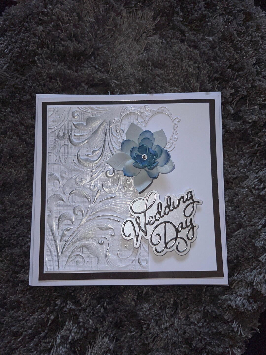 Homemade Wedding Card - Etsy