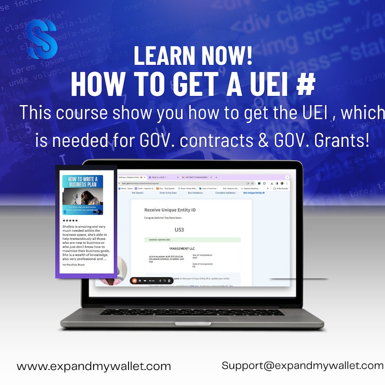 How to Get the UEI Number! - Etsy