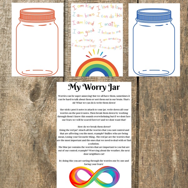 Worry Jars - Etsy