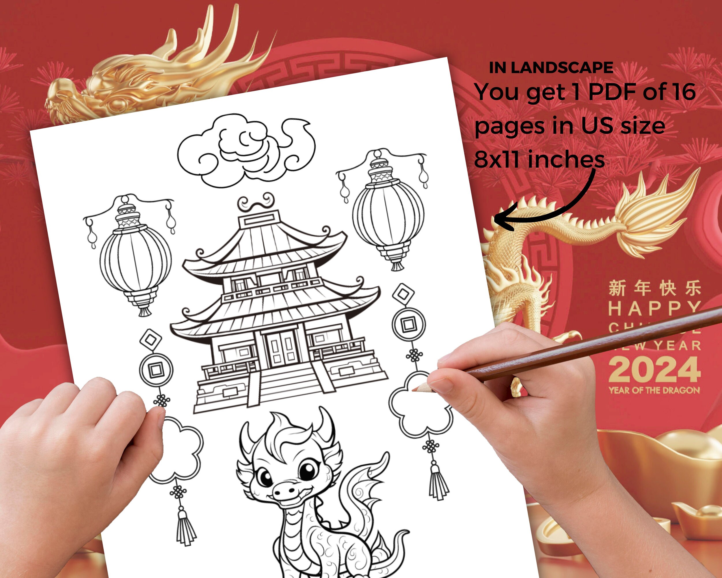 Chinese New Year Activity Pack Digital Download - Etsy