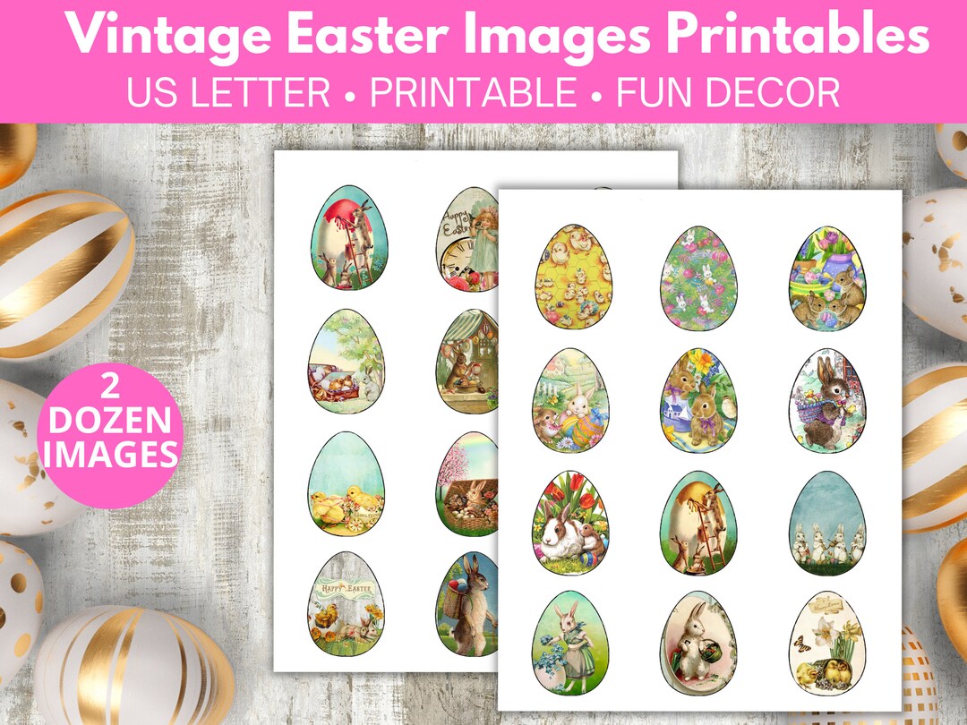 Vintage Easter Images Printables - Etsy