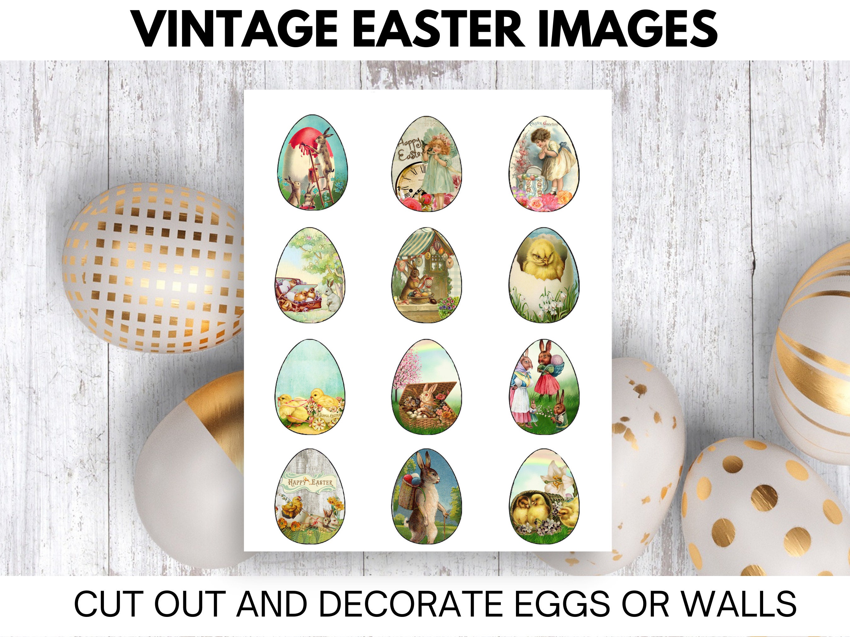 Vintage Easter Images Printables - Etsy