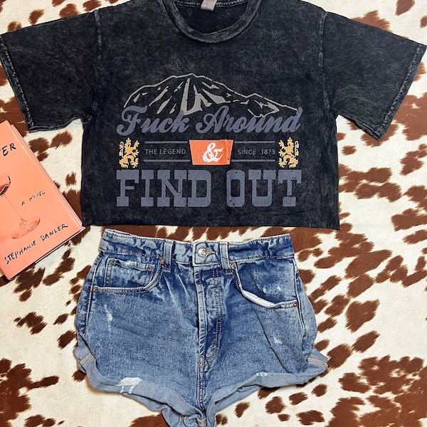 F*ck Around and Find Out T Shirt - Etsy