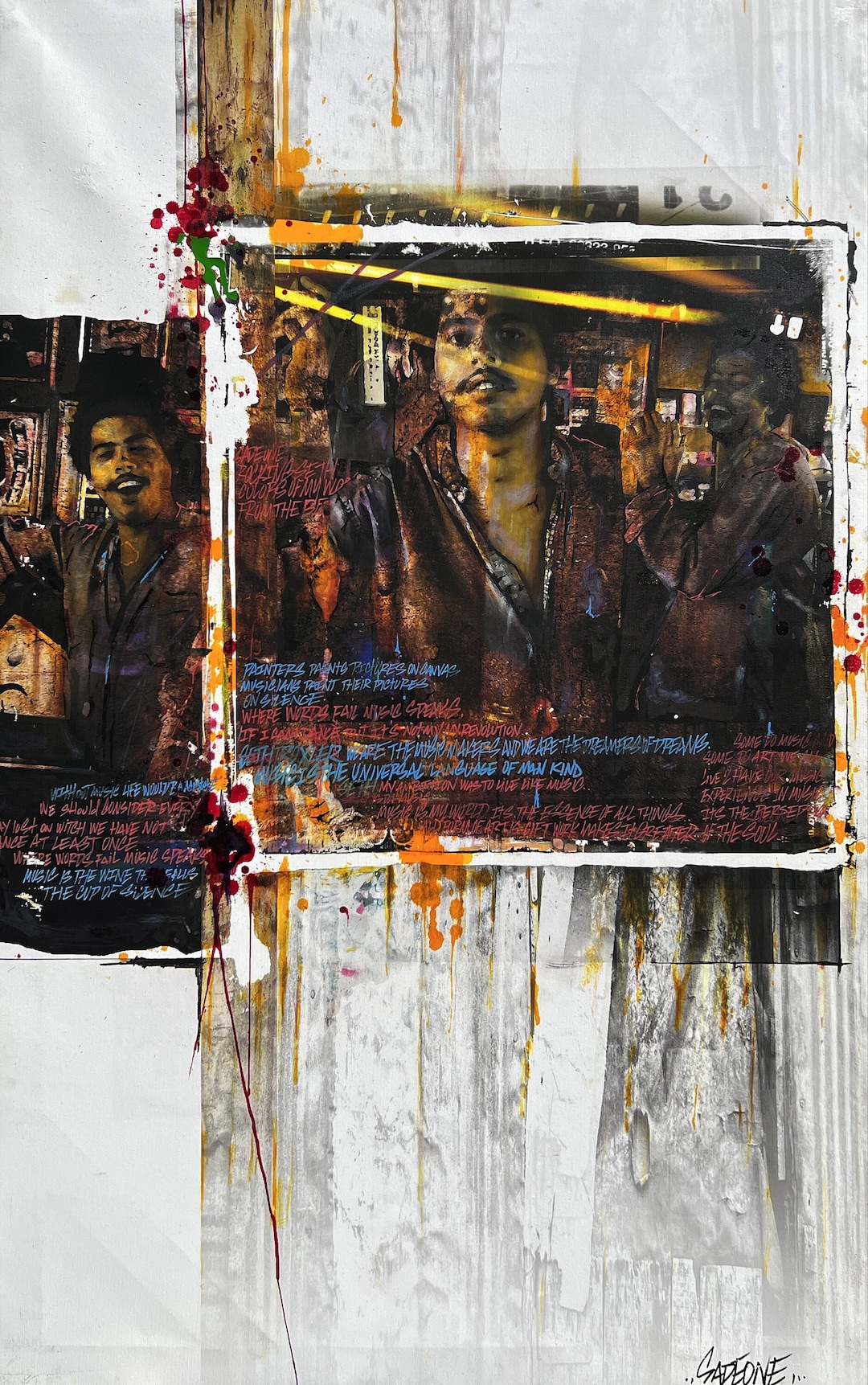 Painting of DJ Seth Troxler - Etsy