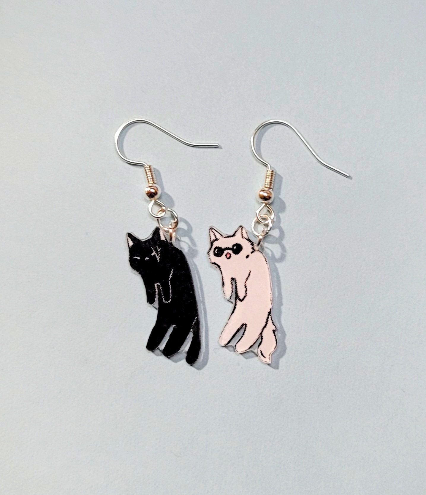 Gojo and Geto Cat Earrings Jujutsu Kaisen Earrings Gojo Earrings Geto ...