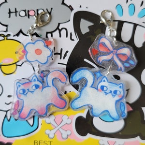 Matching Cat Keychains for Best Friends or for Couples - Cute Matching ...