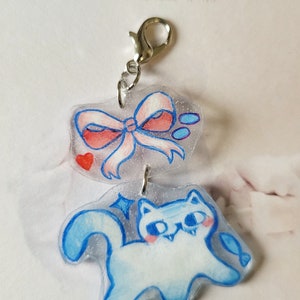 Matching Cat Keychains for Best Friends or for Couples - Cute Matching ...