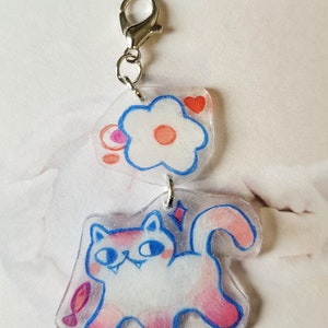 Matching Cat Keychains for Best Friends or for Couples - Cute Matching ...