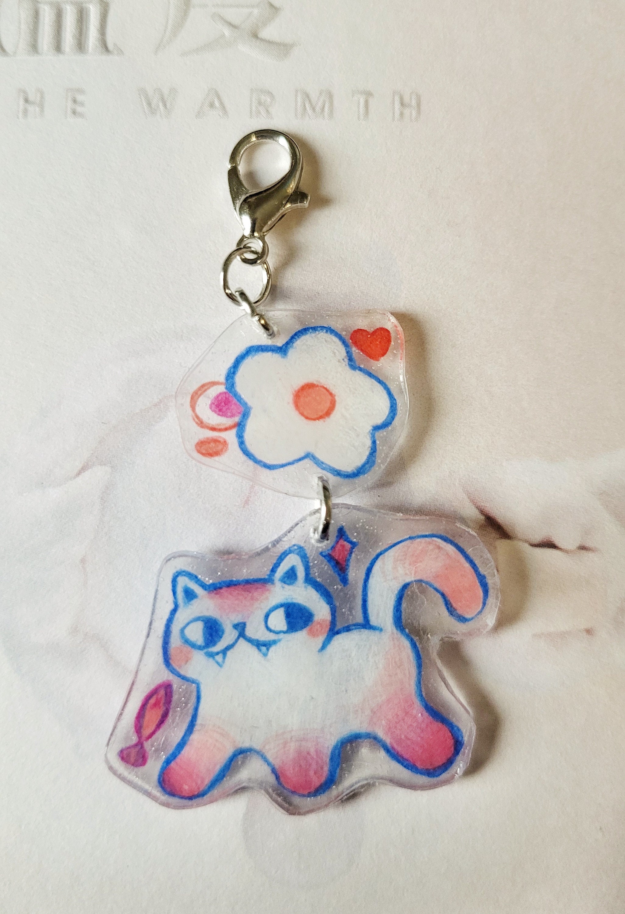 Matching Cat Keychain Set – Customizable Friend Charms - Etsy