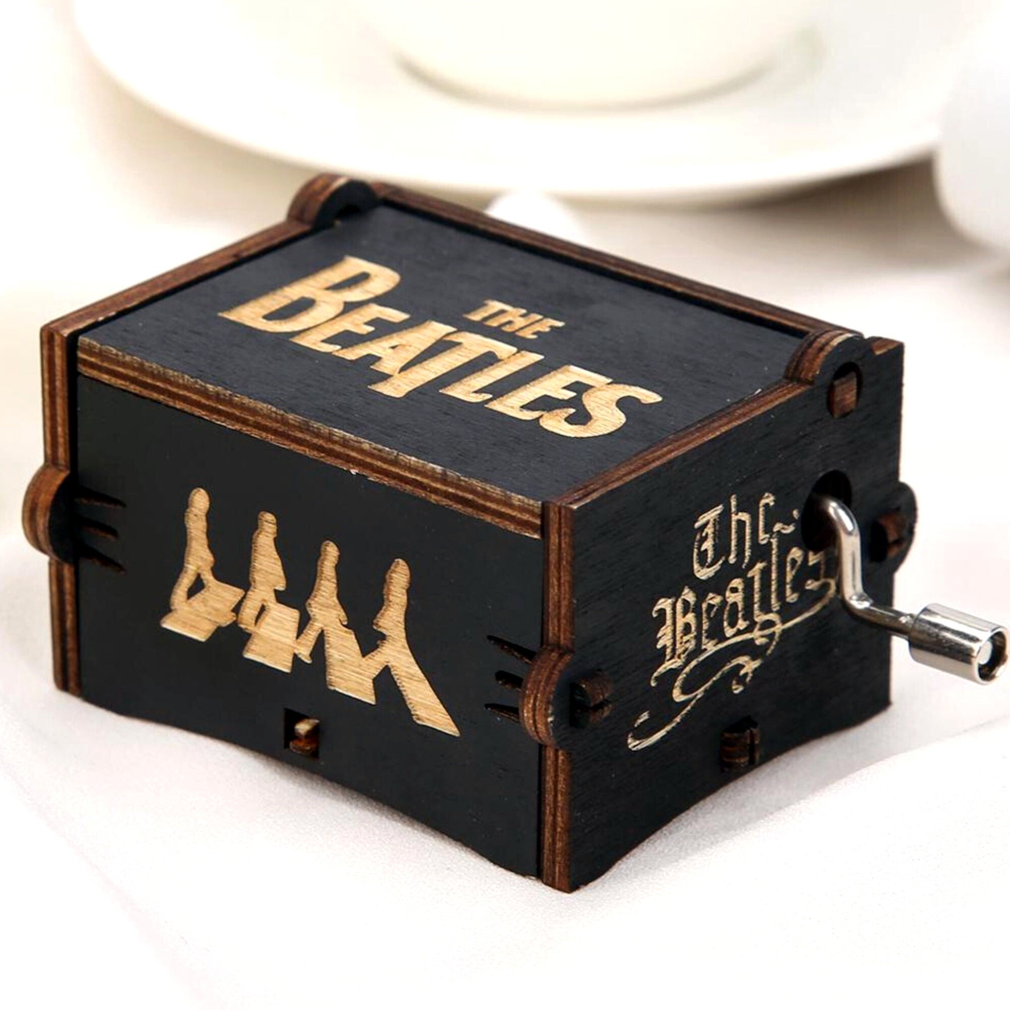 The Beatles Music Box Classic Rock the Beatles Band Decor Engraved ...