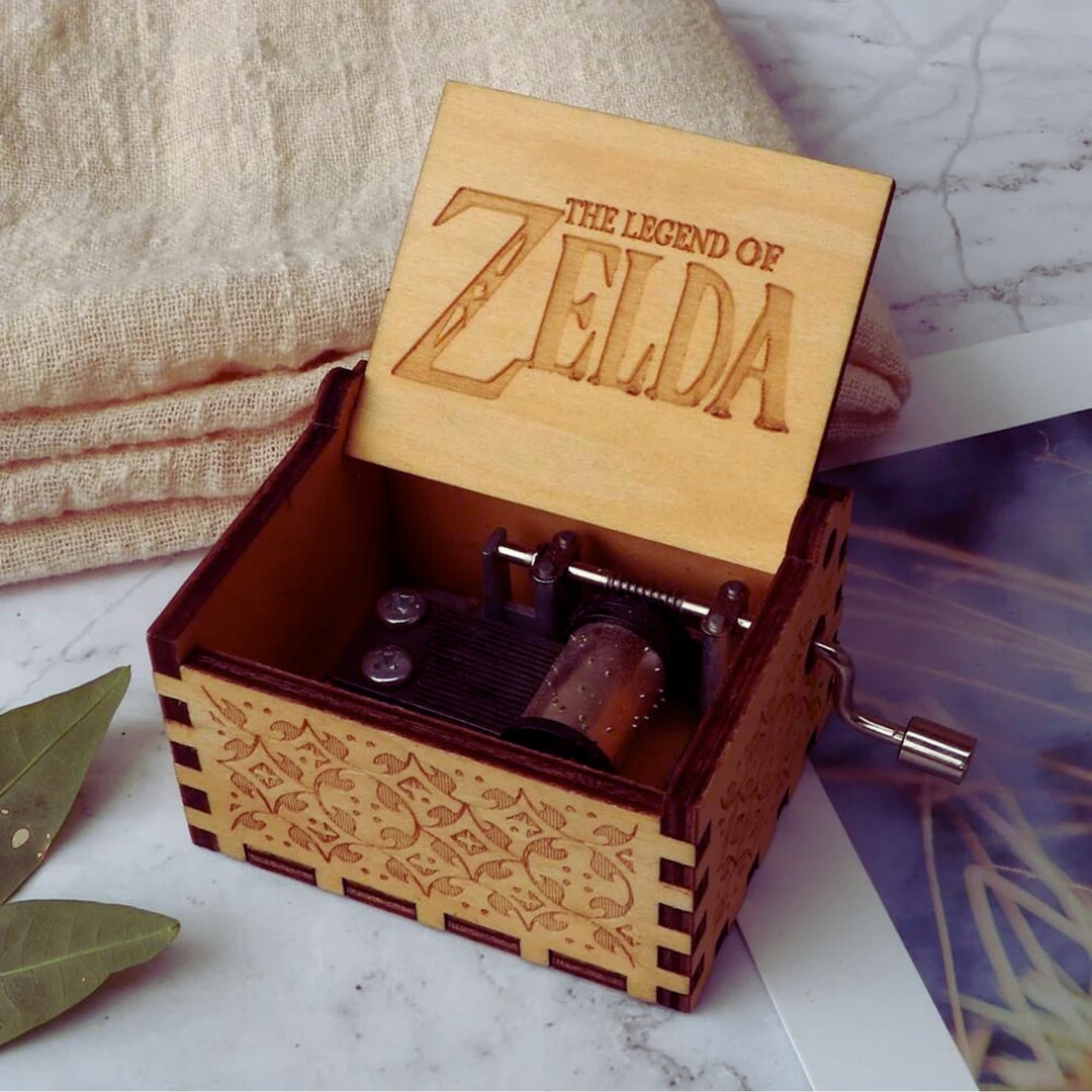 Zelda Music Box Handmade Wooden Keepsake Custom Engraved Gift Triforce ...
