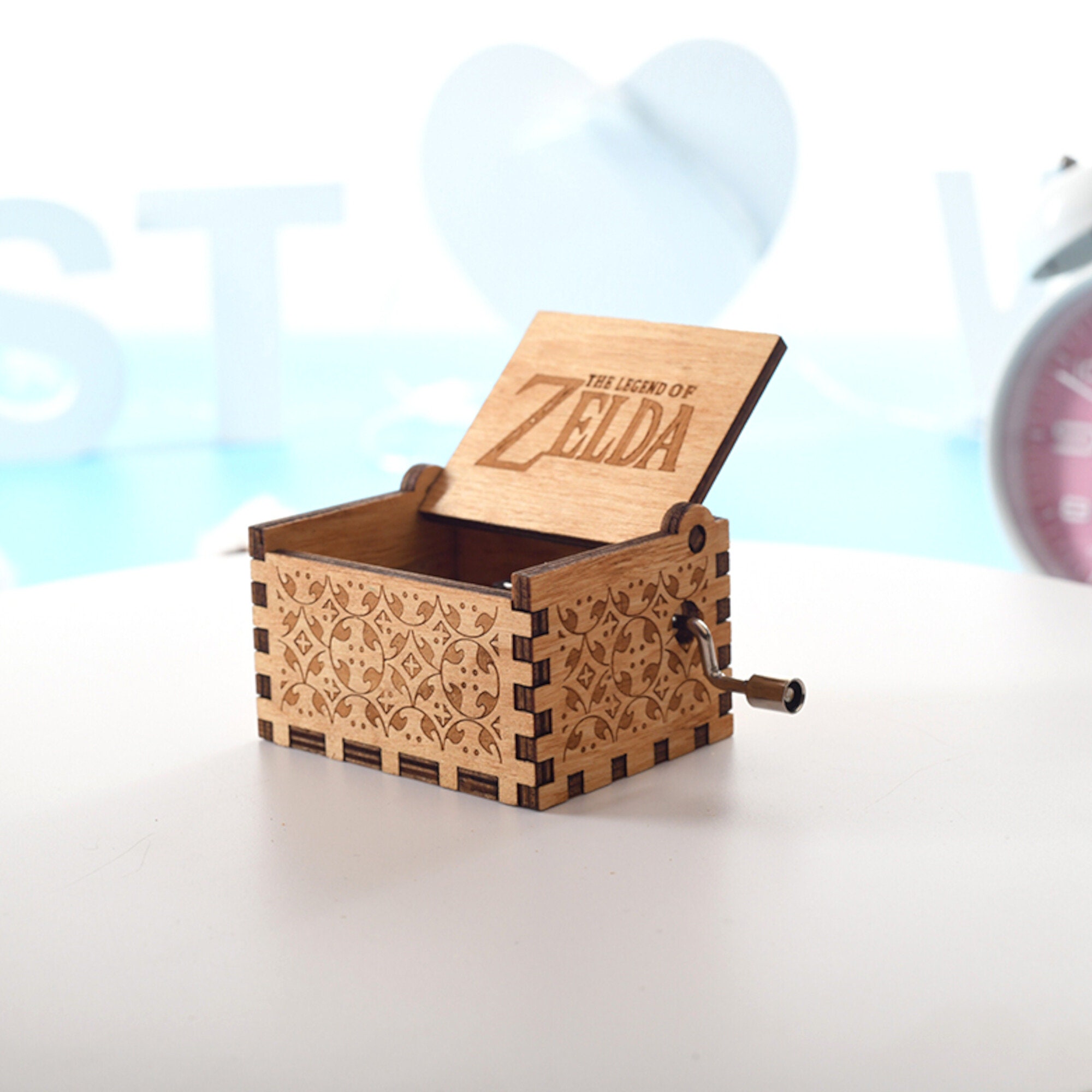 Zelda Music Box Handmade Wooden Keepsake Custom Engraved Gift Triforce ...